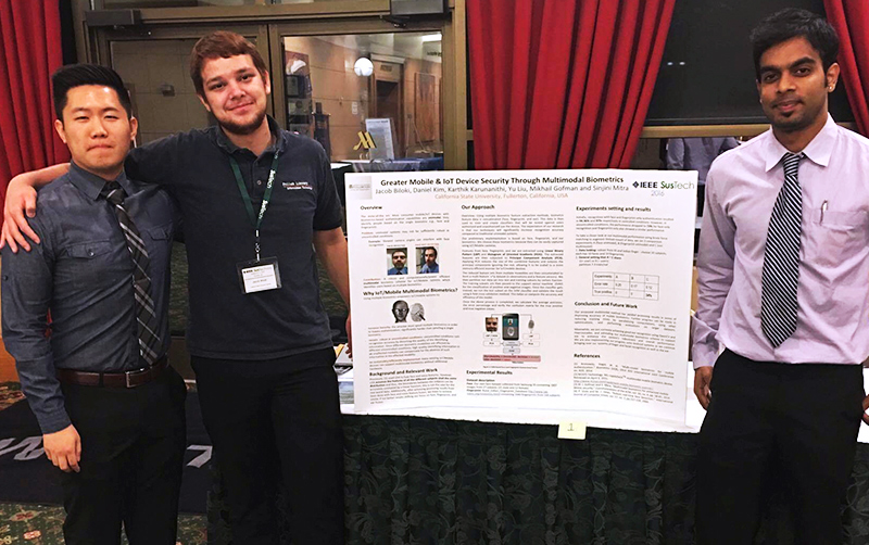 Student Computer Scientists Win Award for Biometric Research | CSUF News