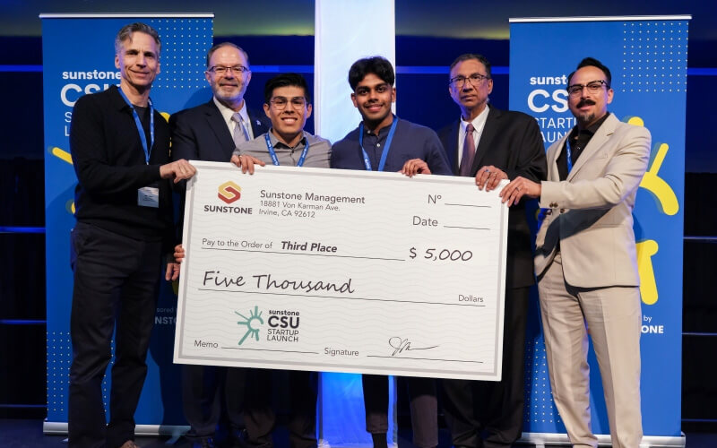 ECS Students Win Third Place in CSU Sunstone Startup Competition | CSUF ...