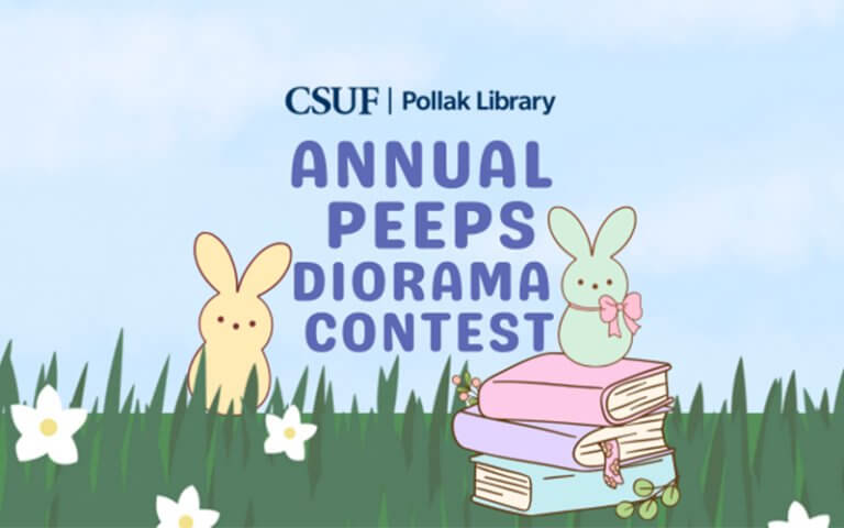Pollak Library Hosts Annual Peeps Contest | CSUF News