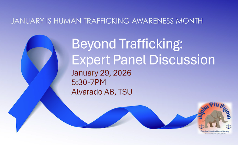 Criminal Justice Students Raise Awareness About Human Trafficking ...