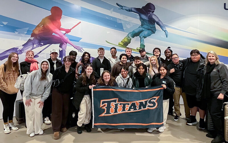 Titans Report Live From the 2026 Olympic Winter Games | CSUF News